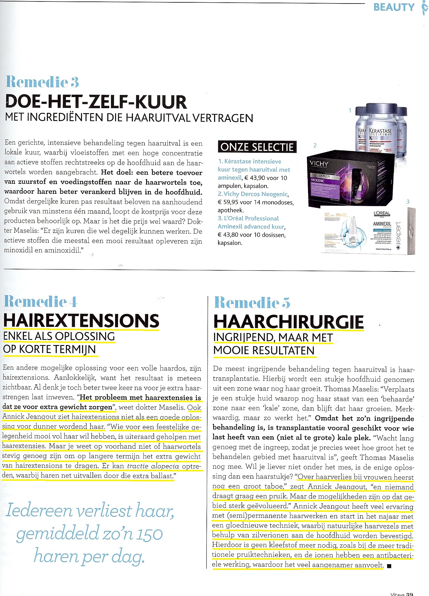 Waarom wordt je haar dunner? Experts aan het woord. - Haarkliniek Jeangout